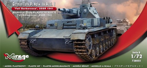 Mirage-Hobby 728055 German Tank Pz.Kpfw. IV Ausf. E "Fall Barbarossa" USSR 1941