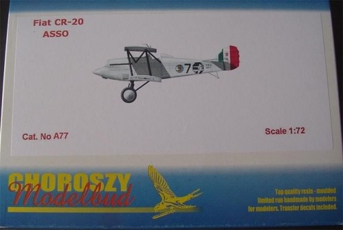 Choroszy Modelbud A77 Fiat CR-20 ASSO