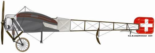 Choroszy Modelbud A201 Bleriot XI-2 Swiss Airplane