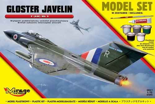 Mirage-Hobby 872093 Gloster Javelin F (AW) Mk 9 (Model Set)