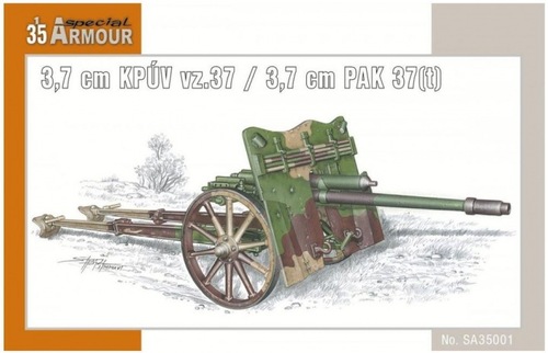 Special Armour 35001 3,7 cm KPUV vz.37/ 3,7 cm PAK 37(t)