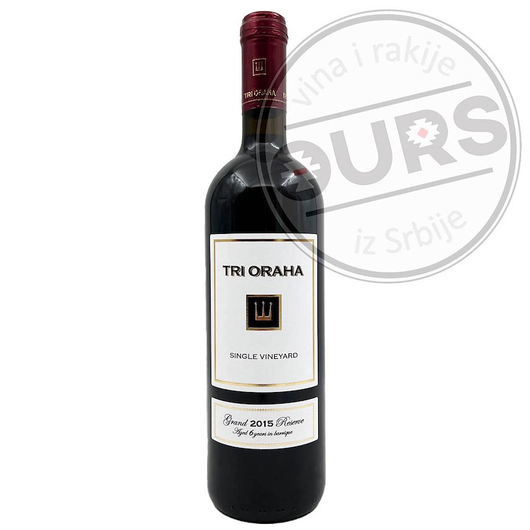 Tri Oraha Merlot 2015 Single Vineyard 0,75