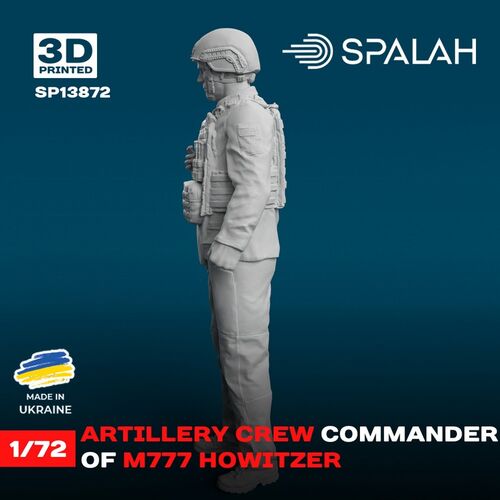 Spalah 13872 Artillery Crew Commander of M777 Howitzer (1 Figure / 3D-Printed)