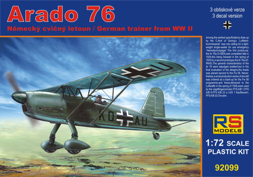 RS Models 92099 Arado-76 in A/B