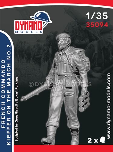 Dynamo-Models 35094 French Commando Kieffer On The March No.2