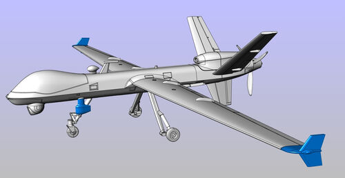 Miniwing 376 General Atomics MQ-9 Reaper - Block 5 in SASF Service