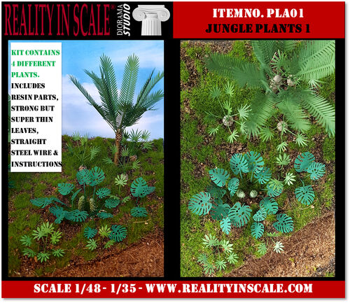 Reality in Scale PLA01 Jungle Plants 1