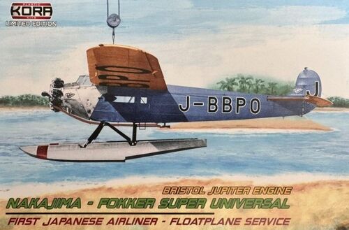 Kora Models KPK72185 Nakajima-Fokker Super Universal Floatplane