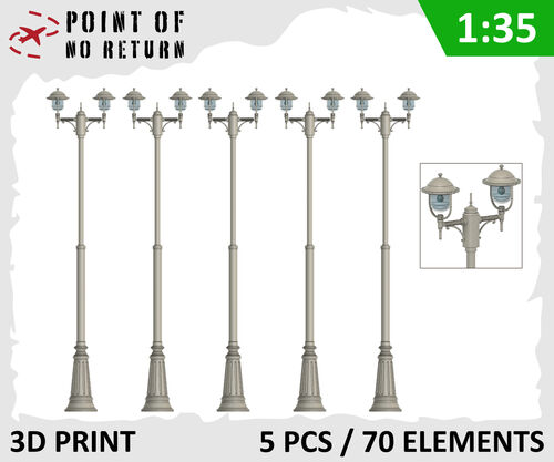 Point Of No Return 35-22002 Park Lanterns (5 pcs)