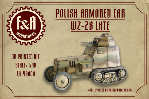 F&A Miniatures 48008 Polish Armored Car WZ-28 Late