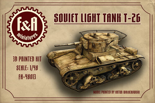 F&A Miniatures 48013 Soviet Light Tank T-26
