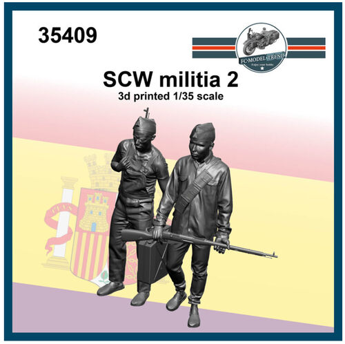 FC ModelTrend 35409 Spanish Civil War Republican Militia Set 2 (3D-printed)