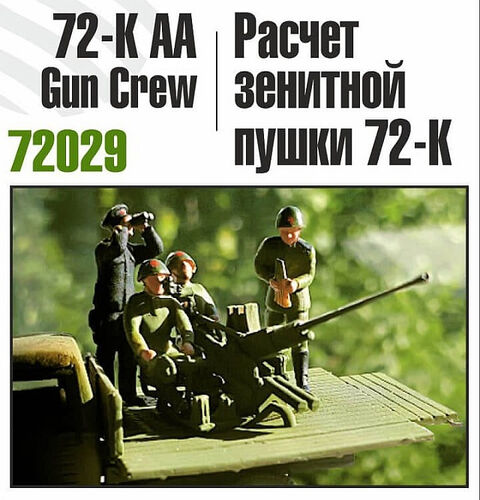 Zebrano 72029 72-K AA Gun Crew