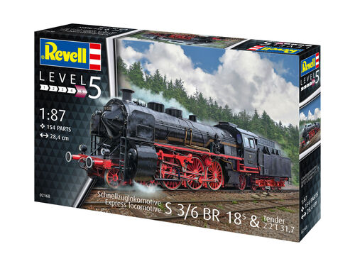 Revell 02168 Express locomotive S3/6 BR18 with tender