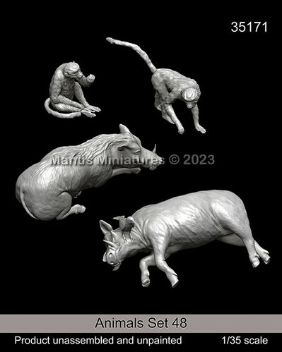 Mantis Miniatures 35171 Animals Set 48