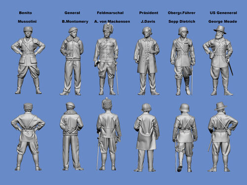 Germania-Figuren 72-PERS-004 Personalities And Military Leaders Of History IV