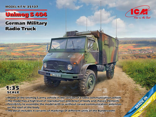 ICM 35137 Unimog S 404 - German Military Radio Truck