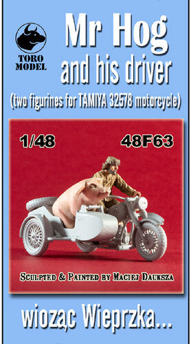 Toro Model 48F63 Wioząc Wieprzka (2 Figurki Do TAMIYA 32578)