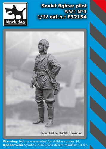 Black Dog F32154 Soviet Fighter Pilot WWII No. 3