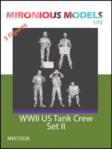 Mironious Models 72028 WWII US Tank Crew Set II