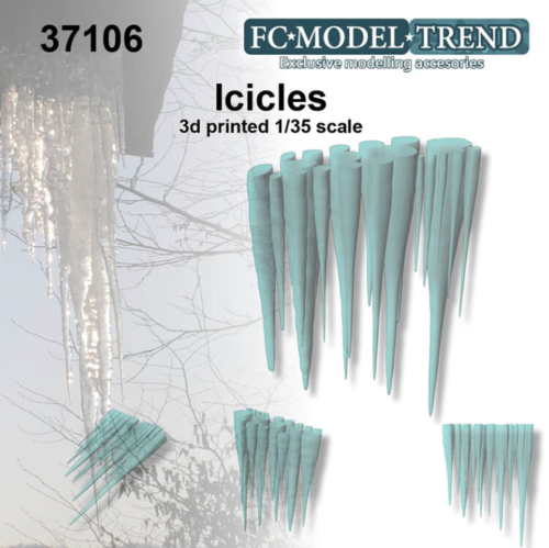FC ModelTrend 37106 Icecicles, transparent