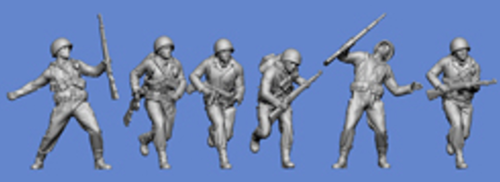 Germania-Figuren 72-WW2-230 US Infantry Assault 1