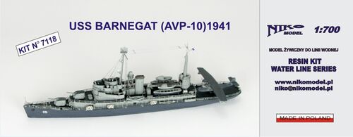 NIKO MODEL 7118 USS Barnegat (AVP-10) 1941