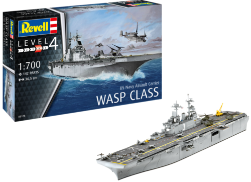 Revell 05178 Assault Carrier USS WASP CLASS