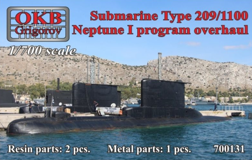 OKB Grigorov N700131 Submarine Type 209/1100, Neptune I program overhaul