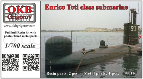 OKB Grigorov N700116 Enrico Toti class submarine