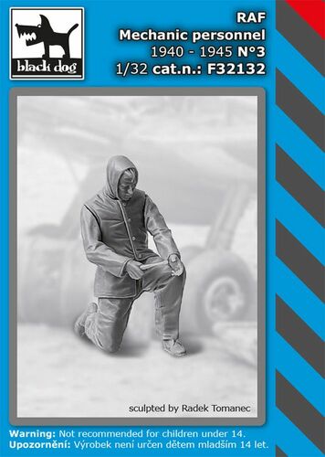 Black Dog F32132 RAF mechanic personnel 1940-45 N°3