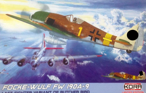 Kora Models KPK72052 Focke-Wulf Fw-190A-9 German fighter