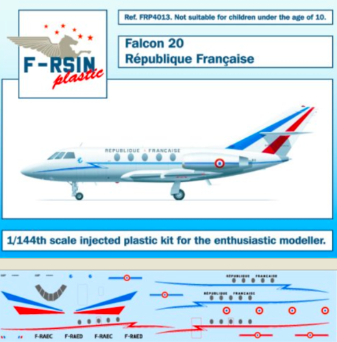 F-RSIN P4013 Falcon 20 - République Française