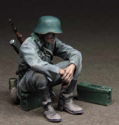 Stalingrad 3536 German Infantryman at rest