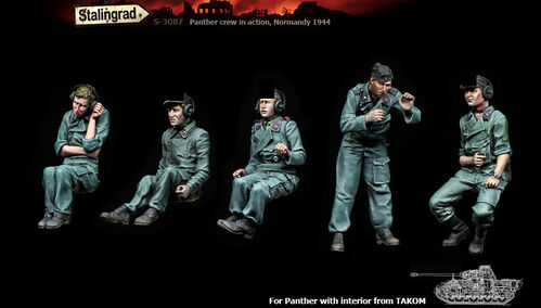 Stalingrad 3087 Panther crew in action set