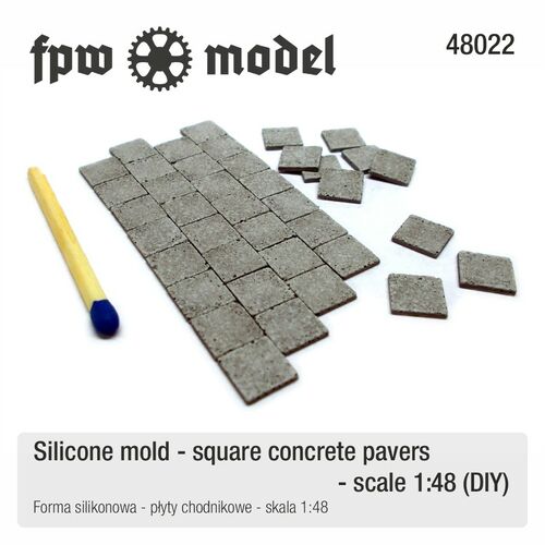 FPW Model 48022 Forma silikonowa - płyty chodnikowe