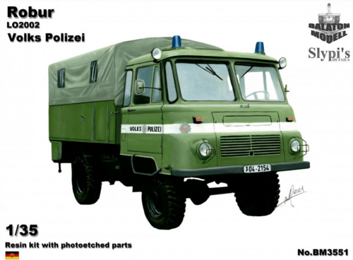 Balaton Modell BM3551 Robur LO 2002 Volks Polizei