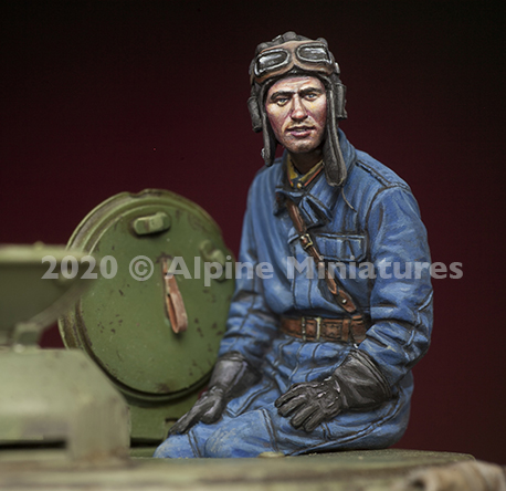 Alpine Miniatures 35283 Russian Tank Commander Set - 2 figures