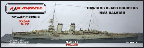AJM Models 700-013 Hawkins Class Cruisers HMS RALEIGH