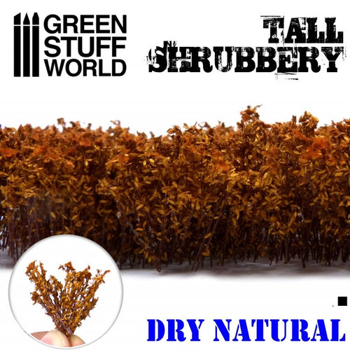 Green Stuff World 9933 Tall Shrubbery - Dry Natural