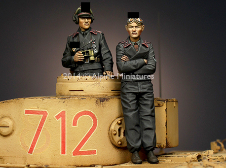 Alpine Miniatures 35177 Panzer Commander Set (2 figs)