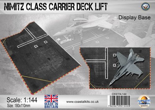 Coastal kits S114-144 Scale Nimitz Class Carrier Deck Lift 180 x 110mm