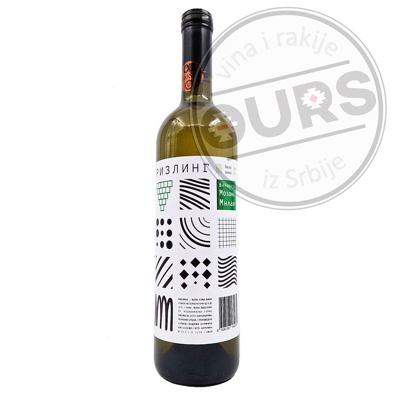 Vinarija Mozaik Rajnski Rizling 0,75L