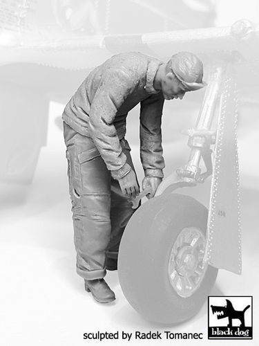 Black Dog F32069 Mechanics personnel USAAF 1940-1945 N°6