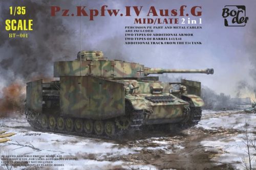 Border Model BT001 Pz.Kpfw.IV Ausf.G Mid/Late 2 in 1