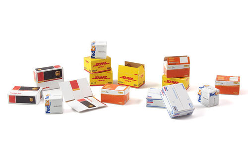 Matho Models 35074 Cardboard Boxes - post & courier services