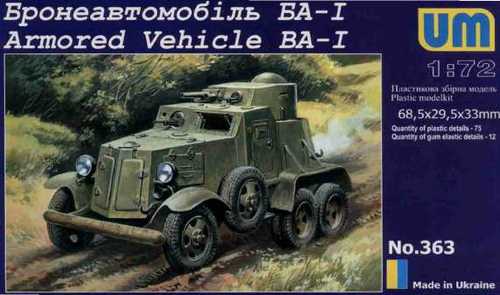Unimodels 363 Armored Vehicle BA-I