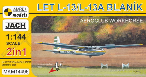 Mark I Models 144096 Let L-13/L-13A Blanik Aeroclub Workhorse