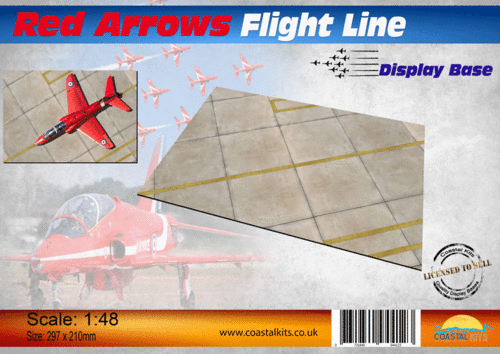 Coastal kits S675-48 1:48 Red Arrows Flight Line 297 x 210mm