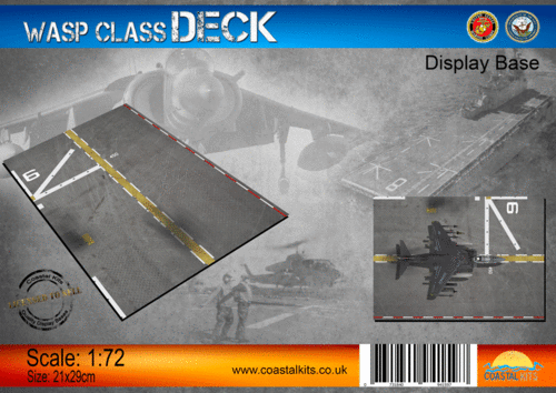 Coastal kits S550-72 1:72 WASP Class Deck Display Base 297 x 210mm